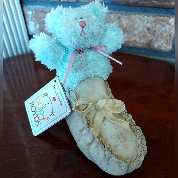 Boyds Bears | Toys | Baby Boyds Bear Beige Shoe Moccasin Mint Green ...